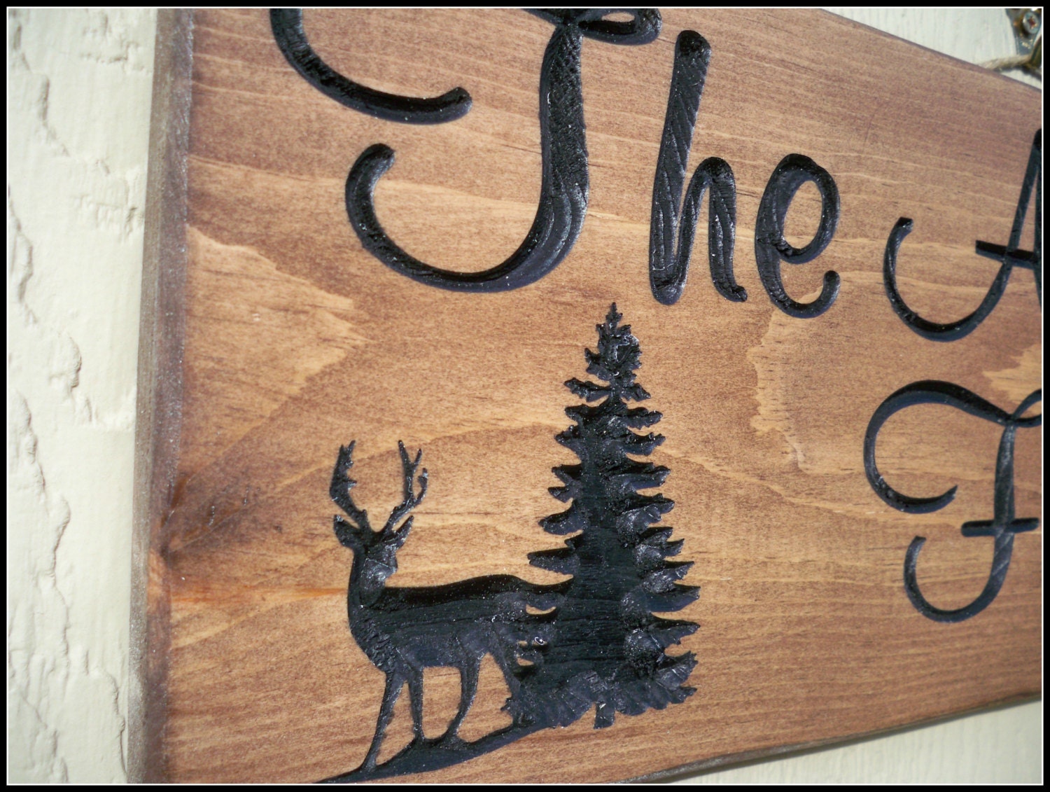 Custom Wood Signs Carved Wood Signs Last Name Signs Family | Etsy