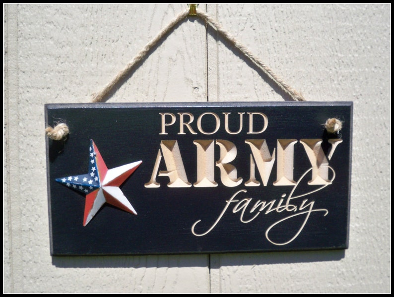 Carved Army Signs Military Sign Routed Army Sign Proud Army - Etsy