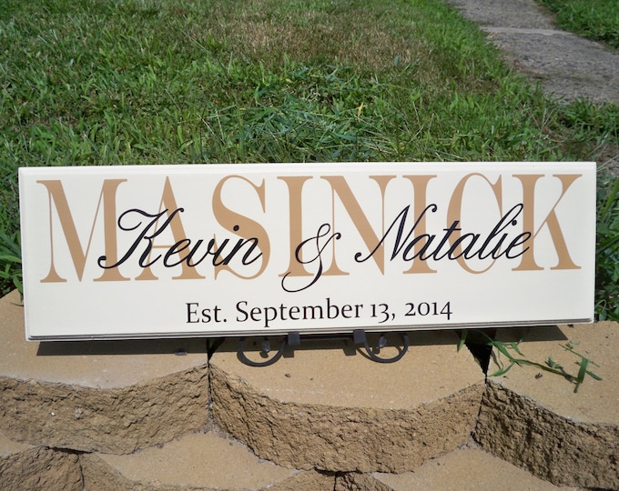 Custom Signs, Last Name Sign, Family Name Sign, Name Sign, Family Sign ...