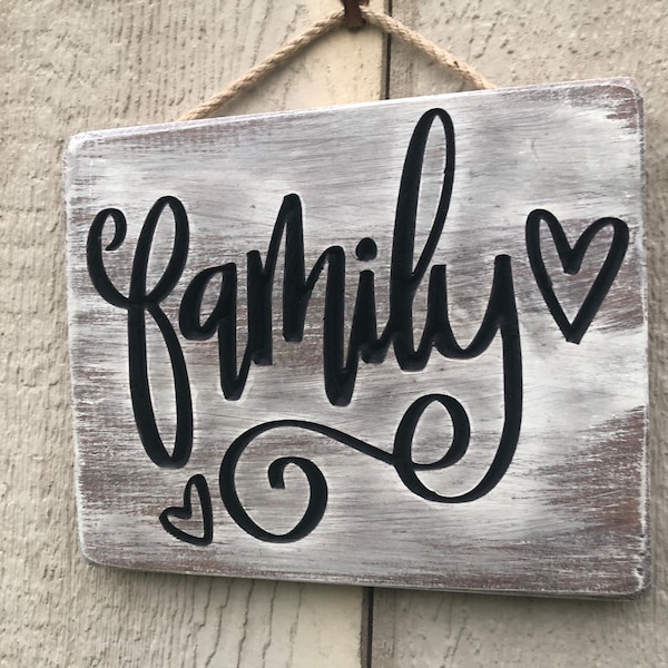 Family Wooden Sign - Etsy