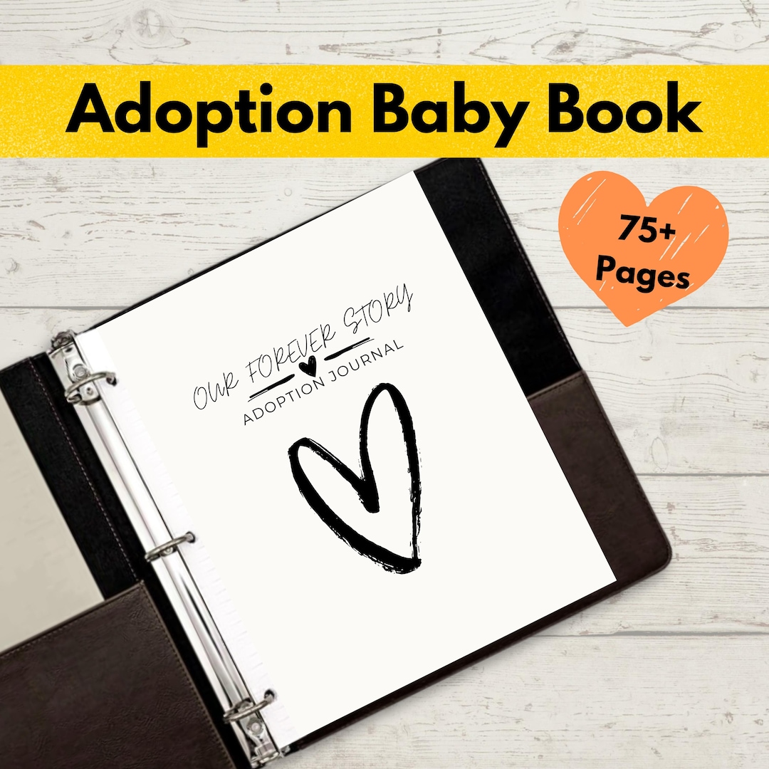 Adoption Baby Book, Adoption Journal Diary Memory Printable Baby ...