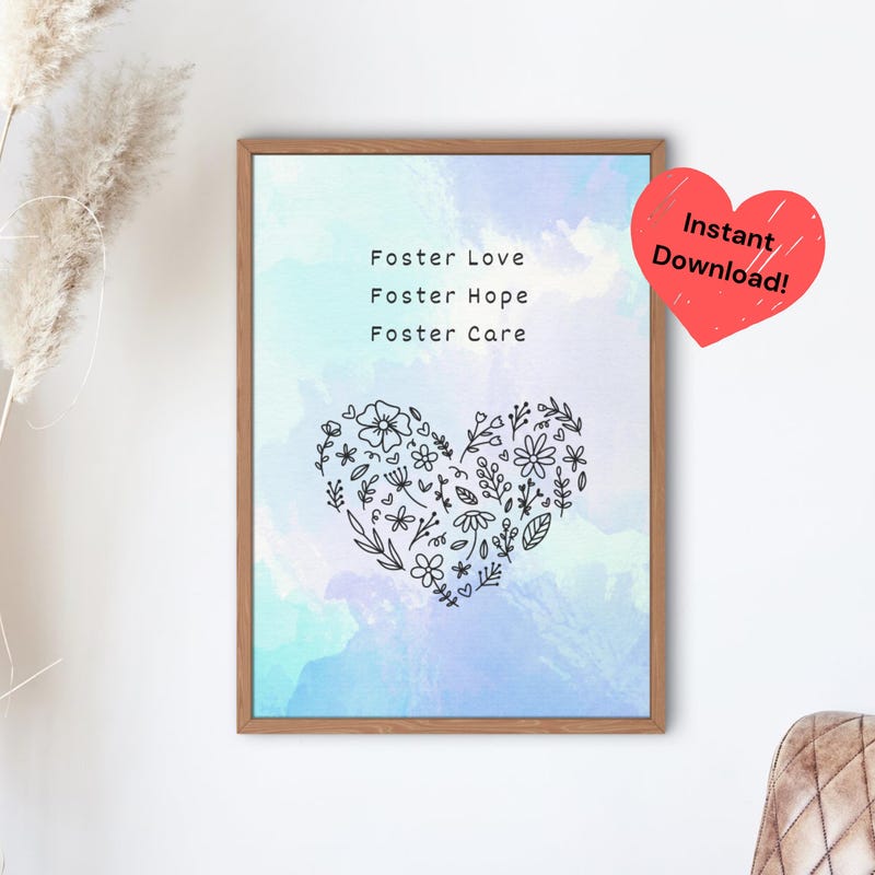 Foster Care Sign - Etsy
