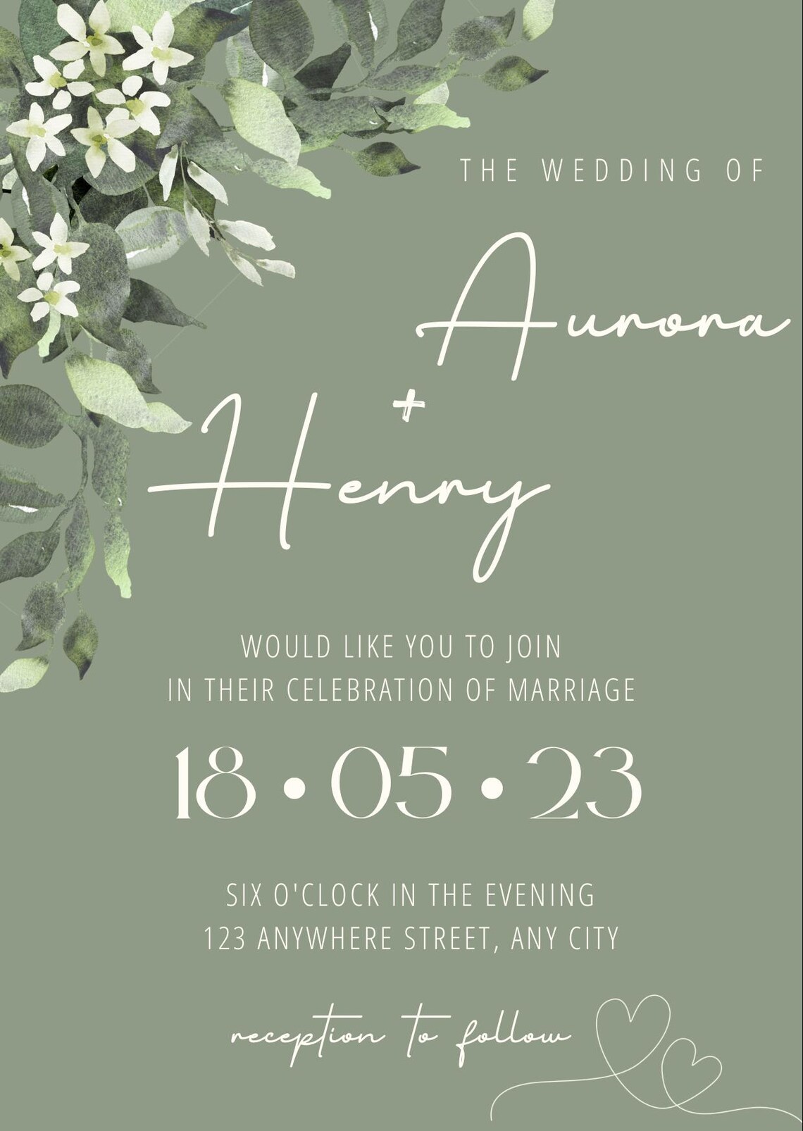 Editable Wedding Invitation - Etsy