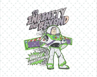 Woody and Buzz Png, to Infinity and Beyond, Retro Buzz Lightyear Png ...