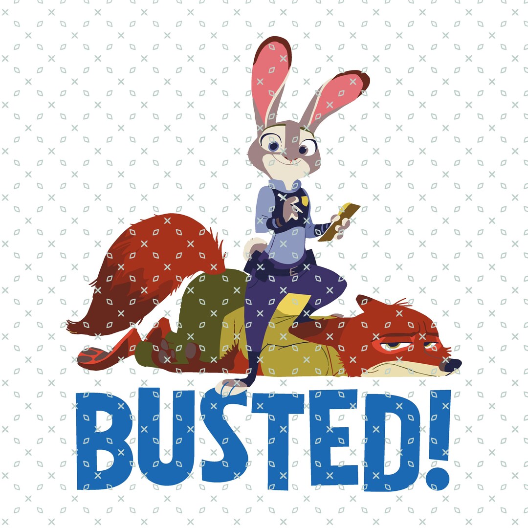 Zootopia Busted Png Svg, Judy Hopps Png, Nick Wilde Shirt, Retro ...