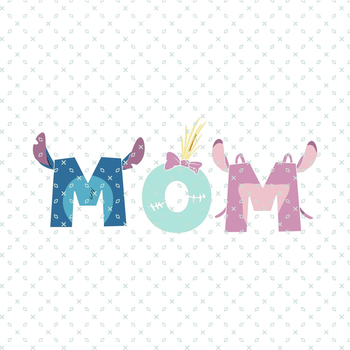 Stitch Mom Png Svg, Stitch Mom Png, Stitch Mom, Mother's Day Svg, Mommy ...