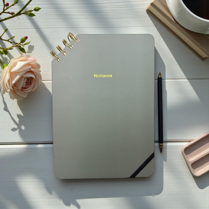 A5 Top Spiral Notebook - Etsy