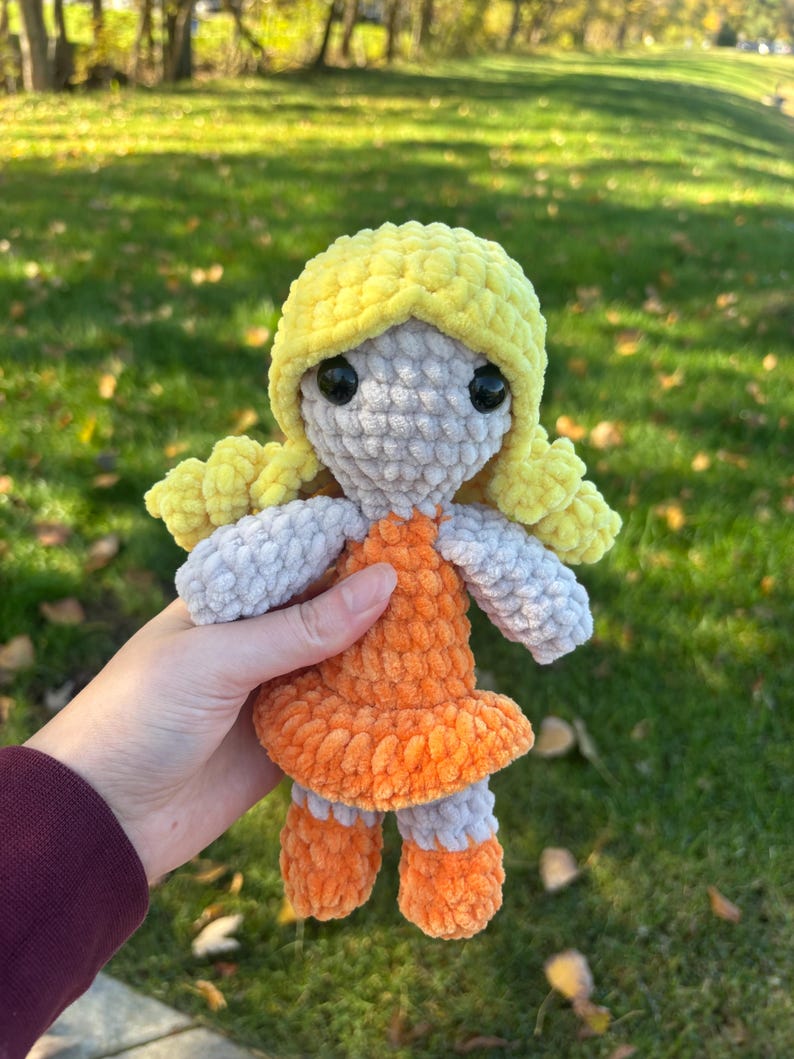 Crochet Singer Showgirl Doll Plushie Amigurumi Handmade Stuffed Animal ...