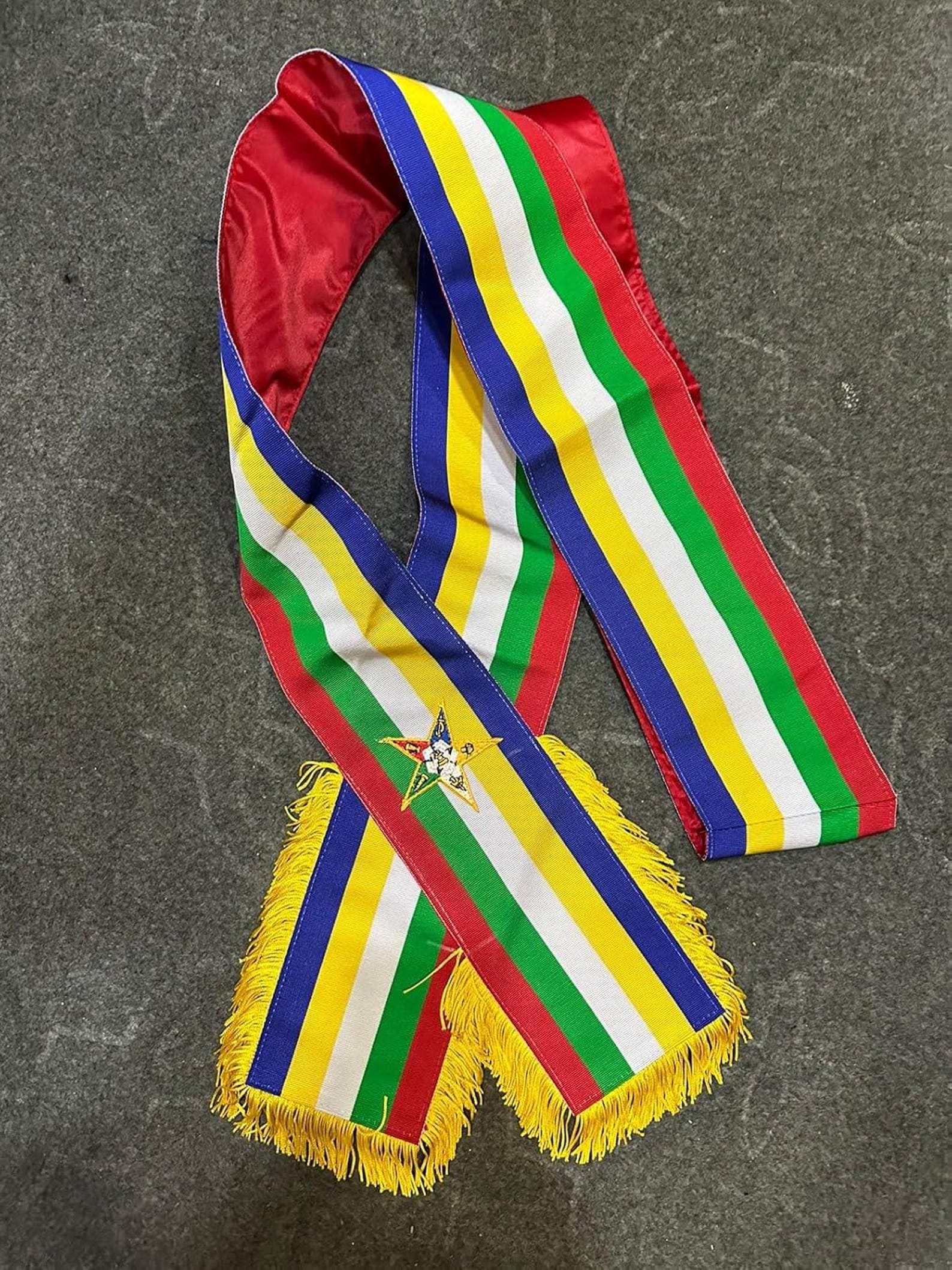 OES Sash-masonic Order of Eastern Star Sash - Five Colors With Free ...