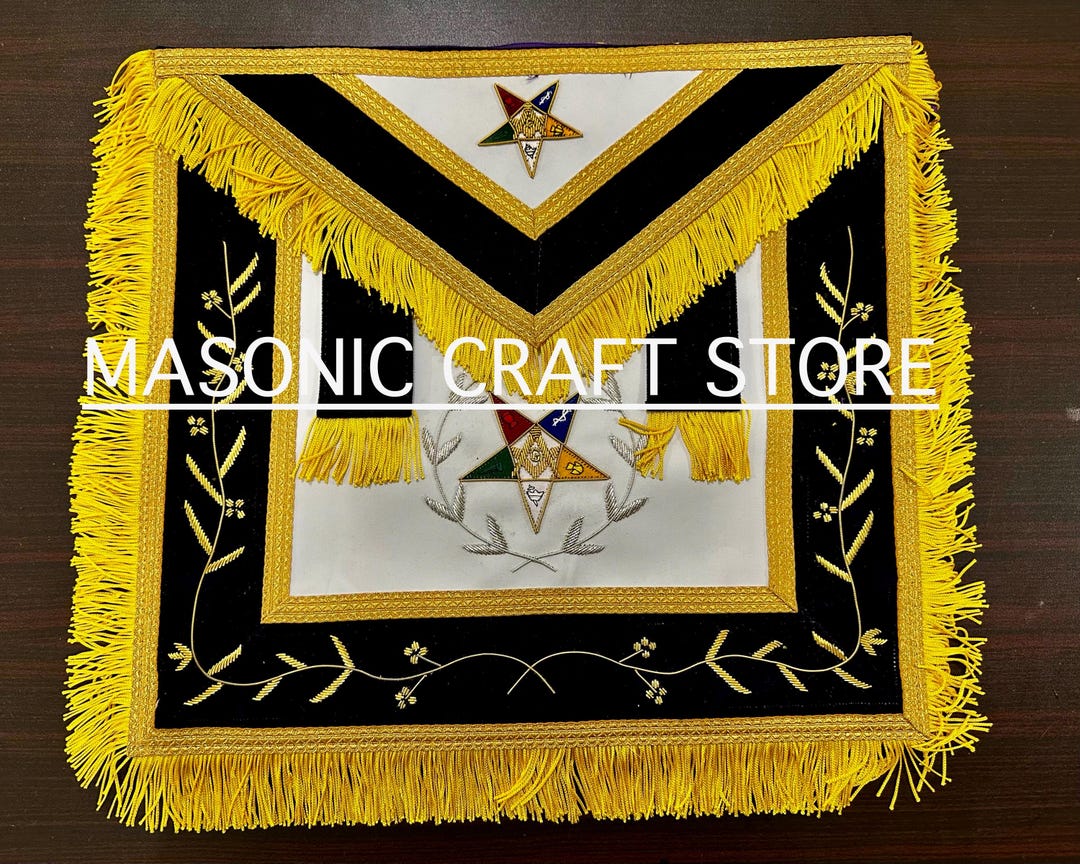 MASONIC REGALIA OES Grand Patron Hand Made Apron - Etsy