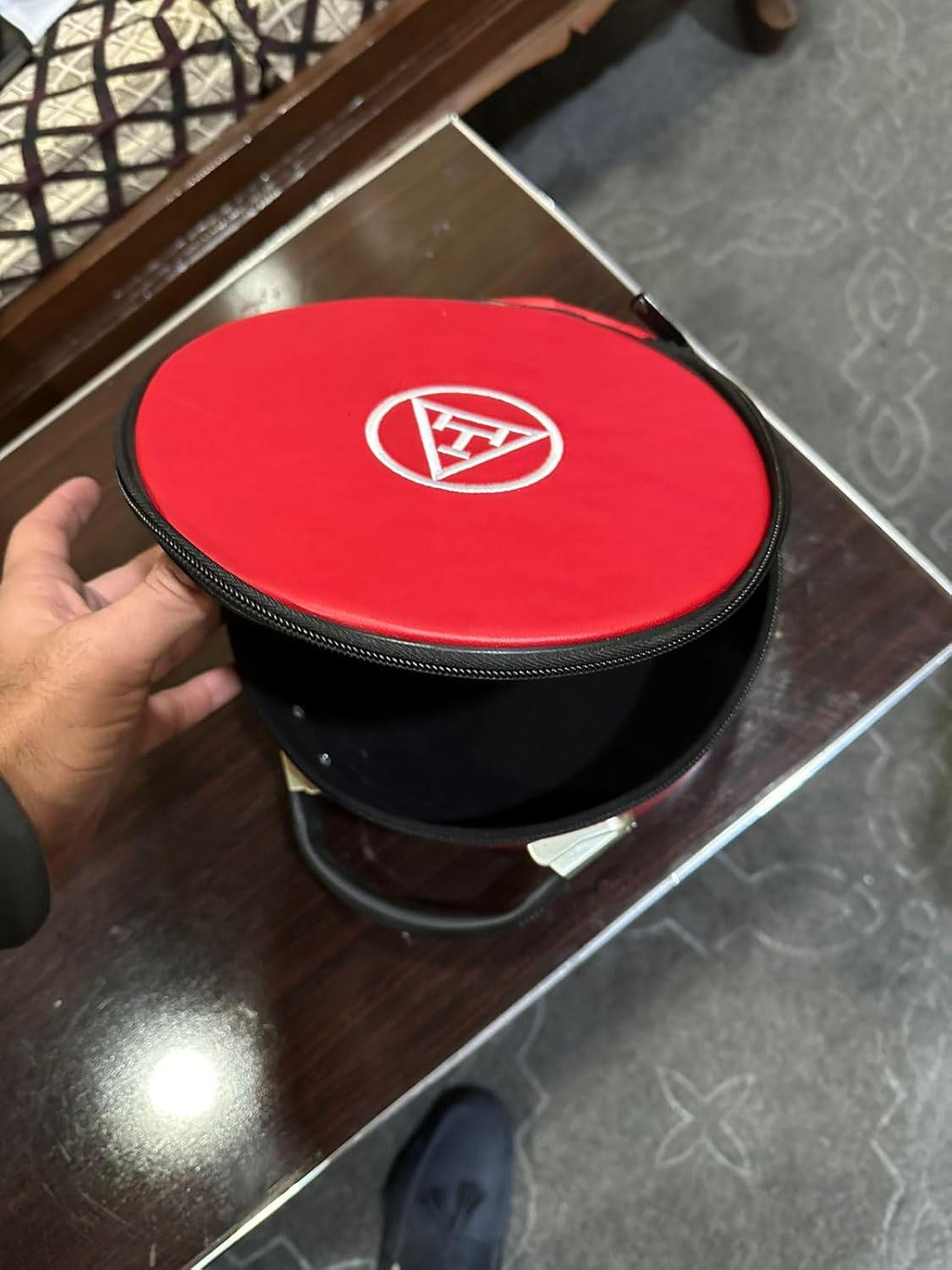 Masonic Regalia Royal Arch Red Crown Cap Case - Etsy