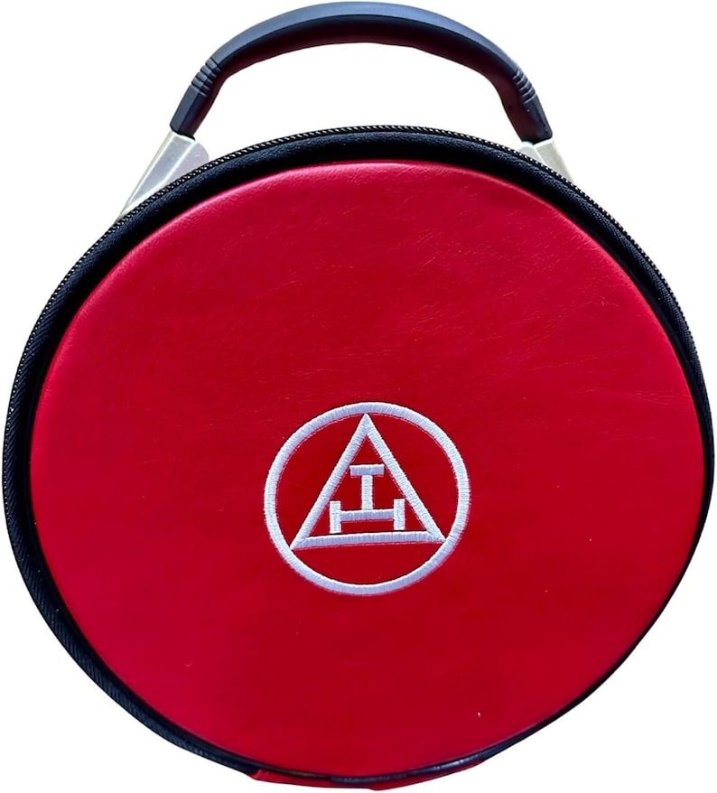 Masonic Regalia Royal Arch Red Crown Cap Case - Etsy