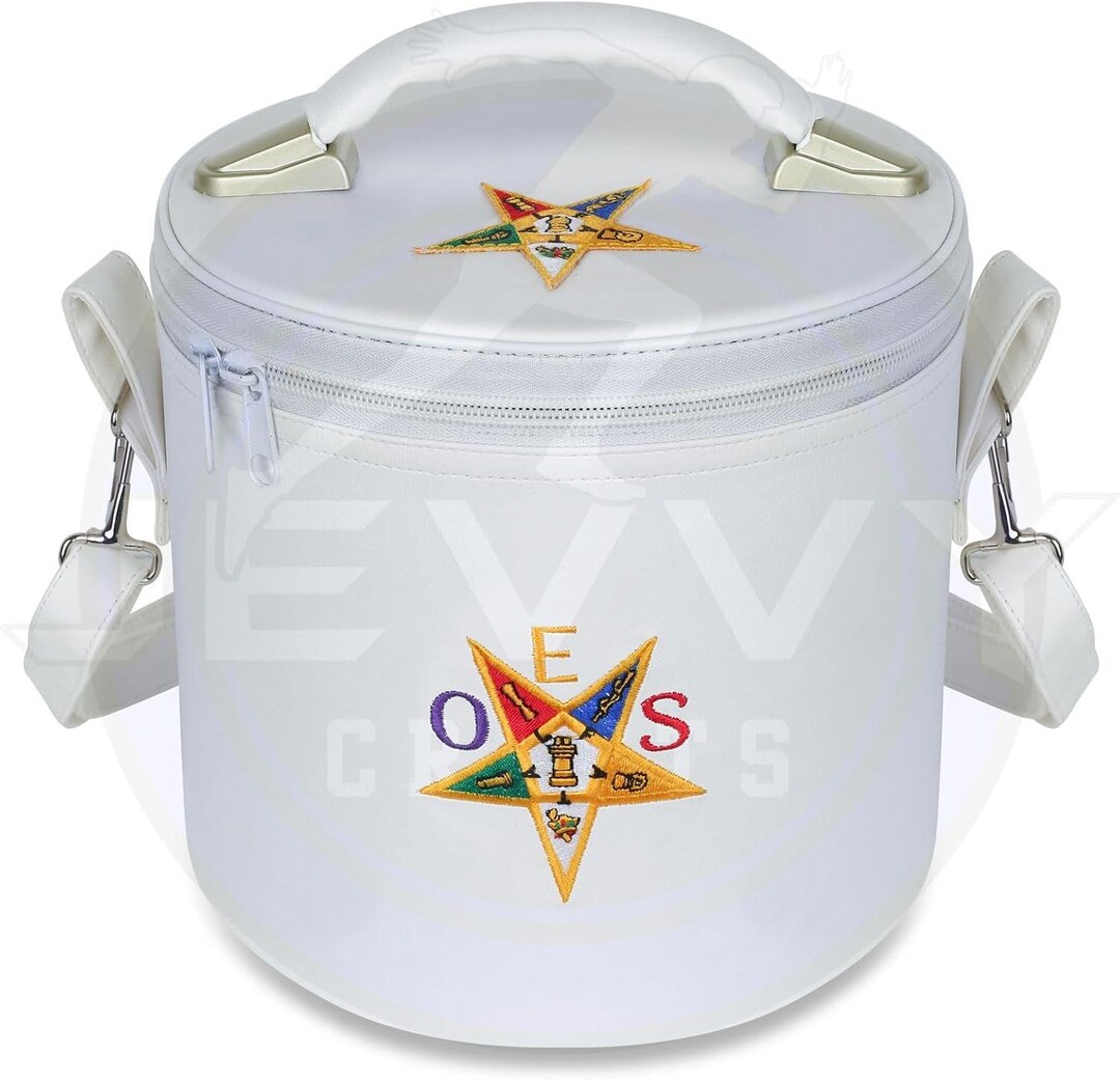 Masonic OES Fez Case: Order of Eastern Star Cap Storage With Shoulder ...