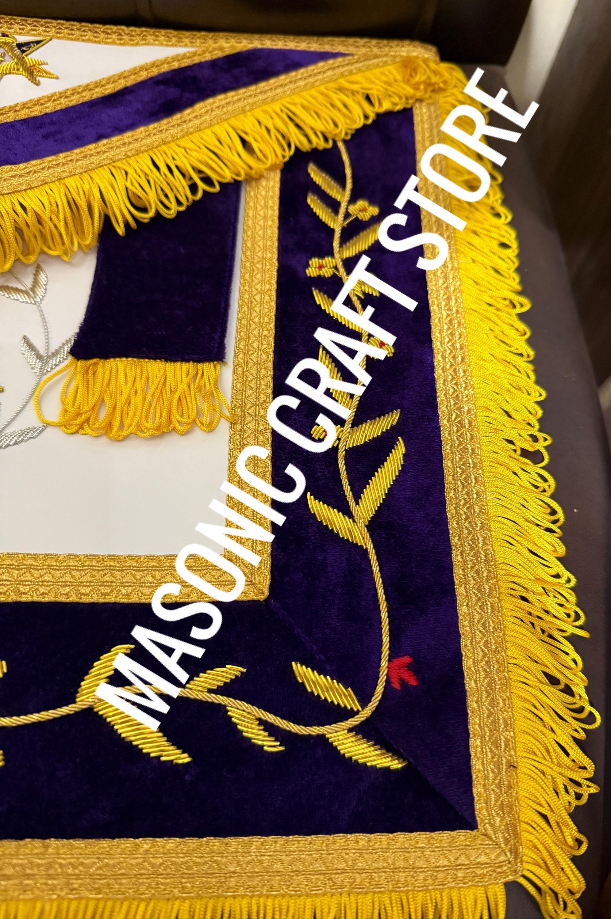 MASONIC REGALIA OES Grand Patron Hand Made Apron - Etsy