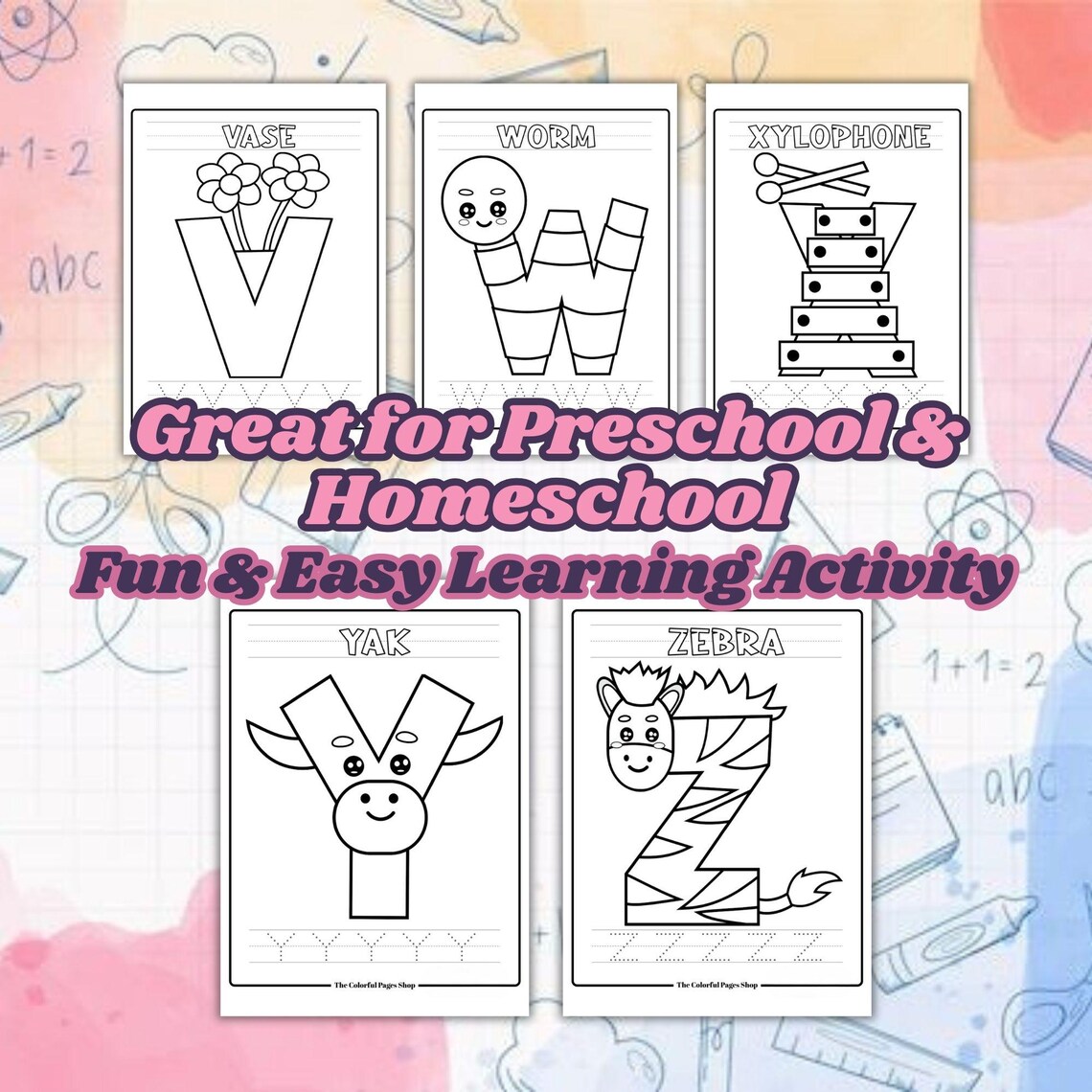 Tracing Alphabet Coloring Book for Kids | ABC Letter Tracing Coloring ...