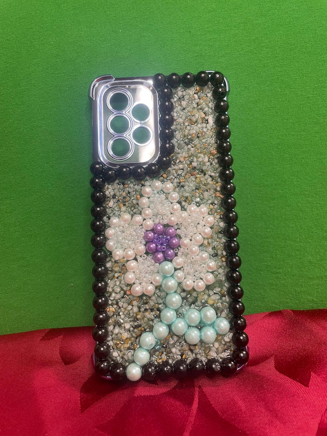 Floral Stone Garden Phone Case, Flower Cover, Stone Phone Case, iPhone ...