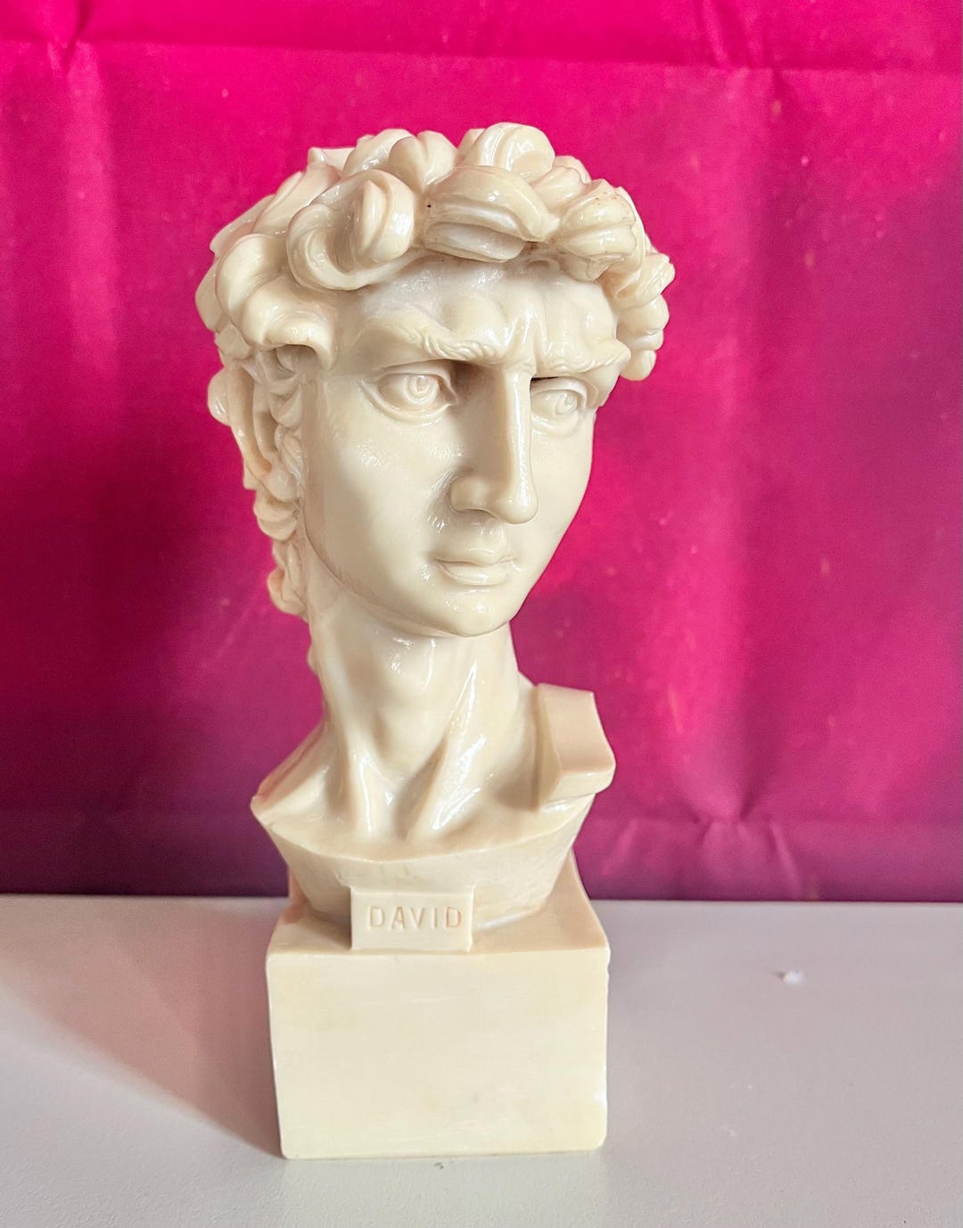Vintage A. Gianetti Bust of Michelangelo’s David | Signed Italian ...