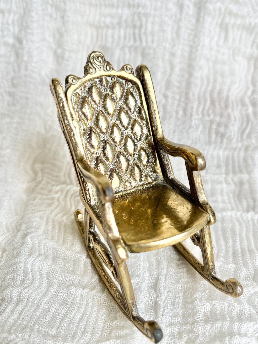 Vintage Miniature Brass Chair-small and Adorable Chair, Home Decor ...