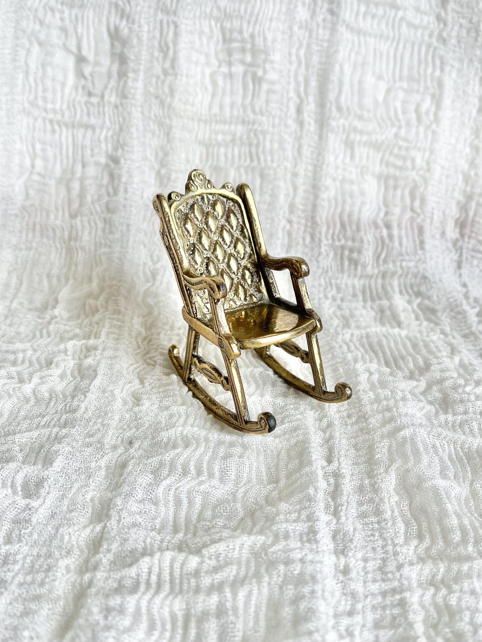 Vintage Miniature Brass Chair-small and Adorable Chair, Home Decor ...