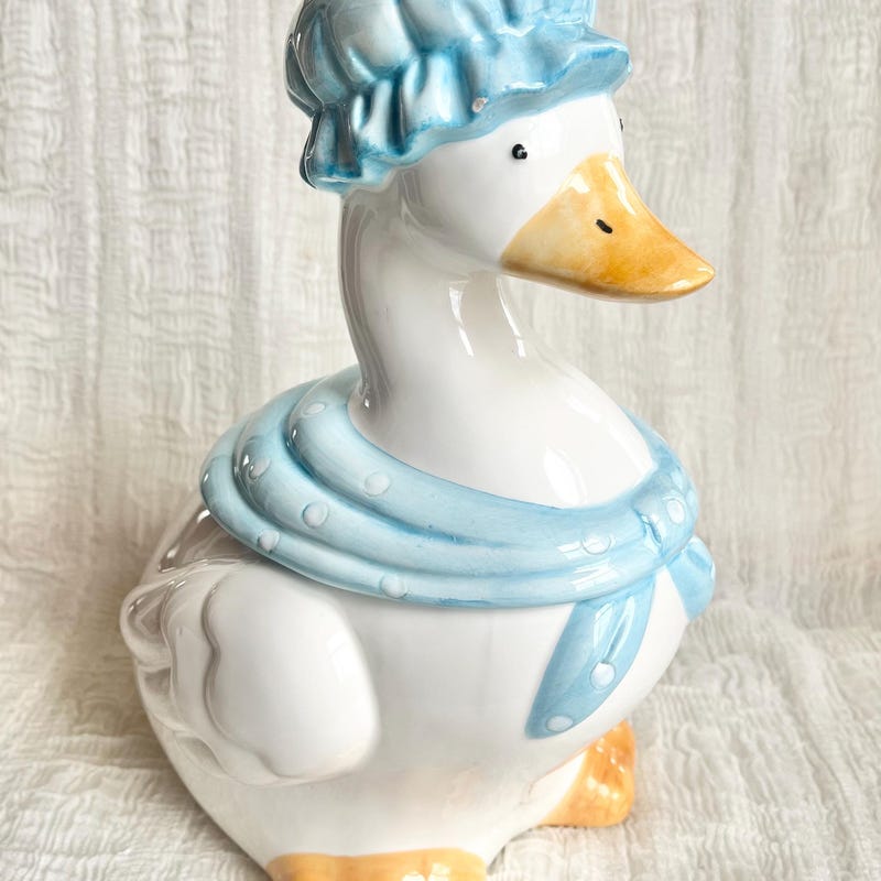 Goose Cookie Jar - Etsy