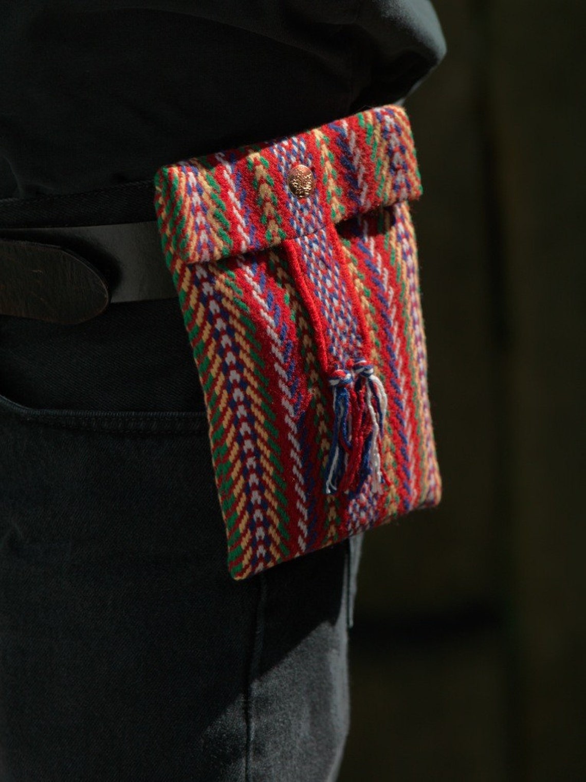 Metis Arrow Sash Penny Pouch With Belt Loop - Etsy