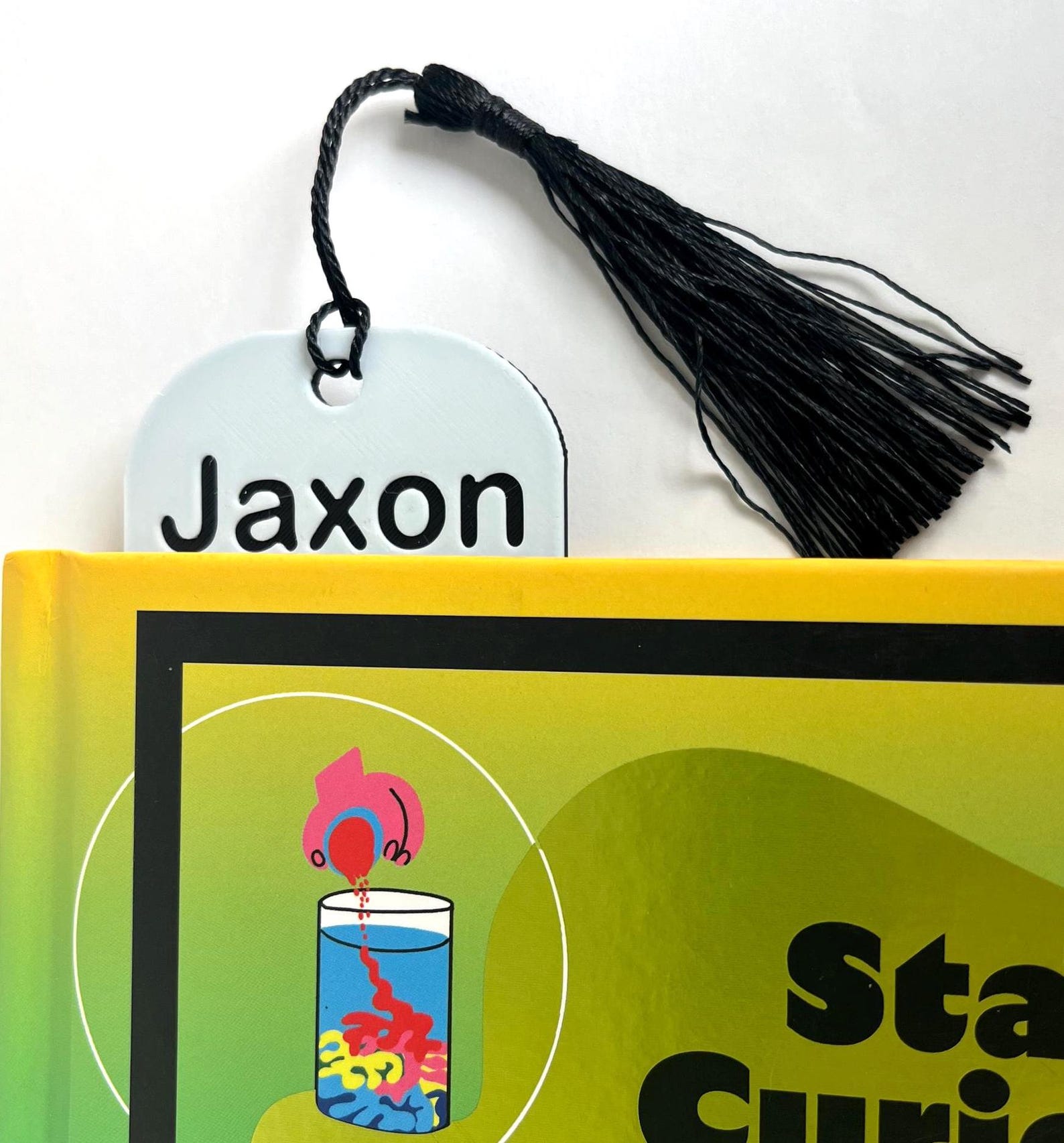 Custom Baby Tiger Bookmark – Personalized Name – 3D Textured Print ...