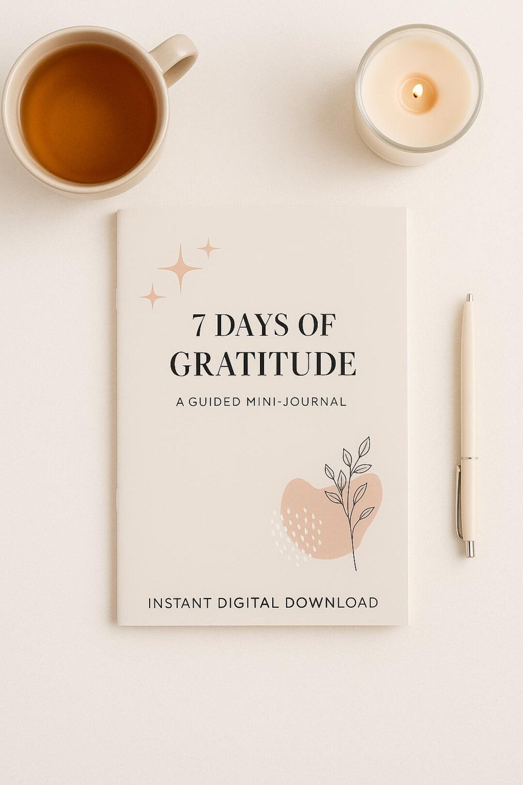 7-day Gratitude Journal | Printable Self-care & Reflection PDF ...