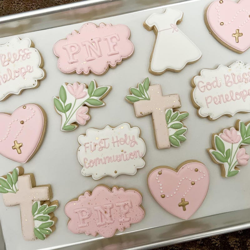 Communion Cookies - Etsy
