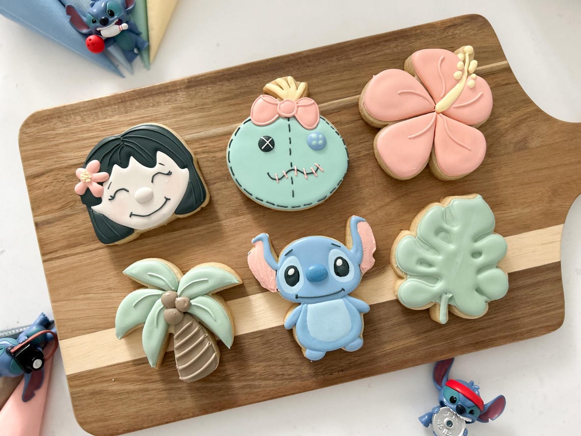 Blue Alien Cookie Set (6 Piece) - Etsy