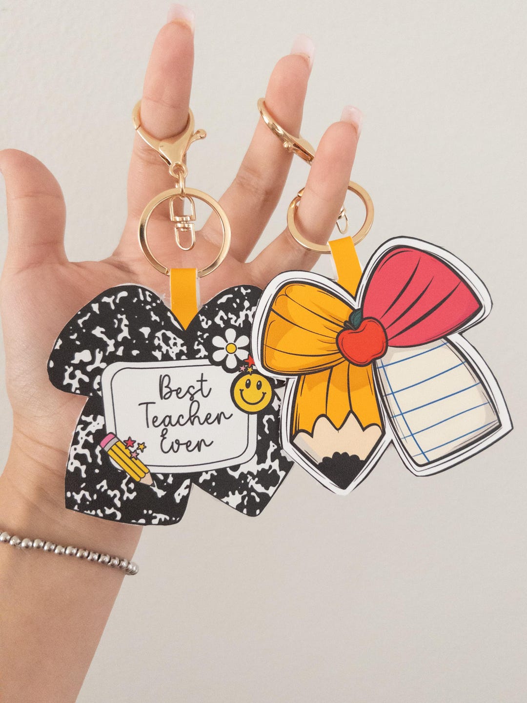 Teacher Appreciation/back to School Keychains - Etsy