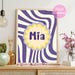 Personalized Baby Name Print - Custom Initial Wall Art, Nursery Decor ...