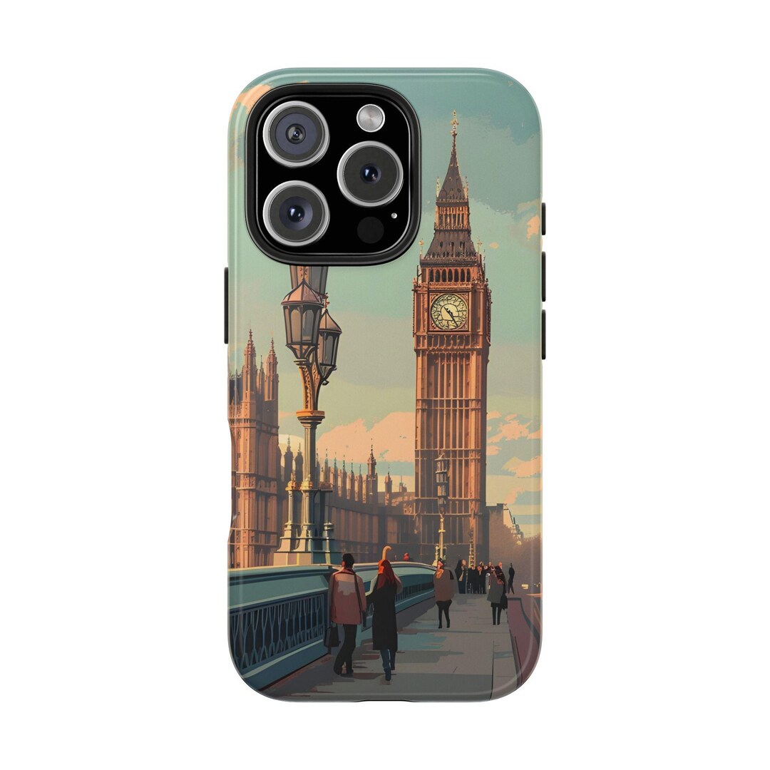London Tower Bridge Phone Case: Big Ben Art, Customizable, Durable - Etsy