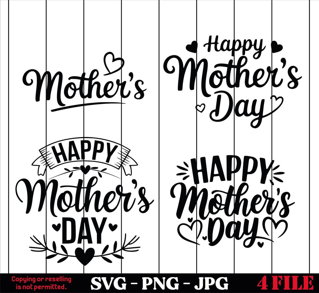 Happy Mother's Day SVG, Mothers Day Svg, Mothers Heart Svg, Mother Svg ...