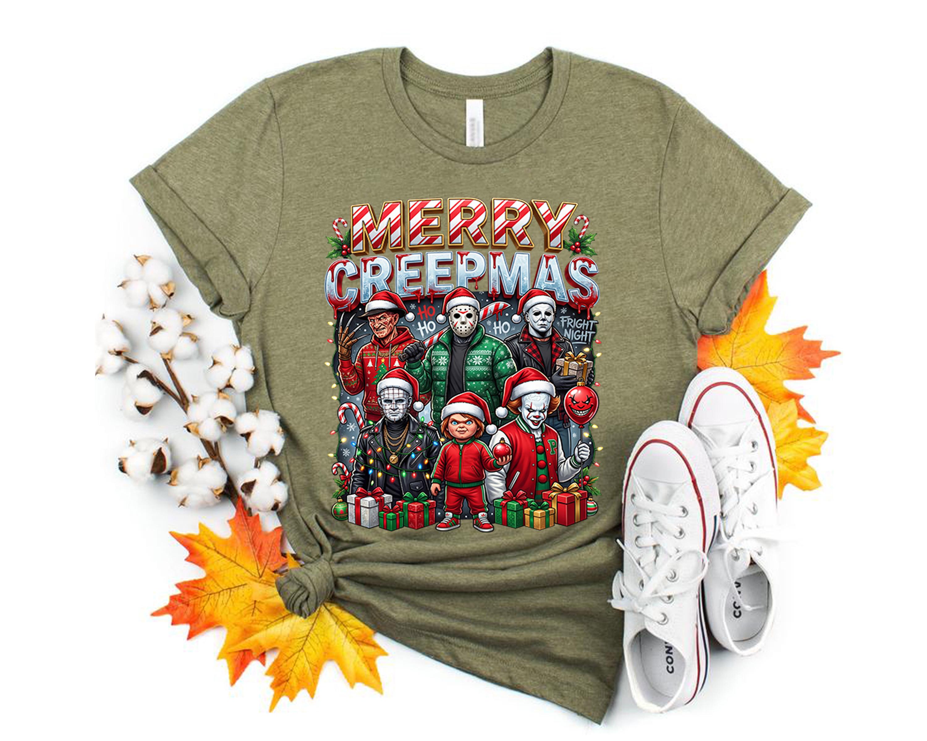 Merry Creepmas PNG, Horror Christmas Clipart, the Boys of Winter Design ...