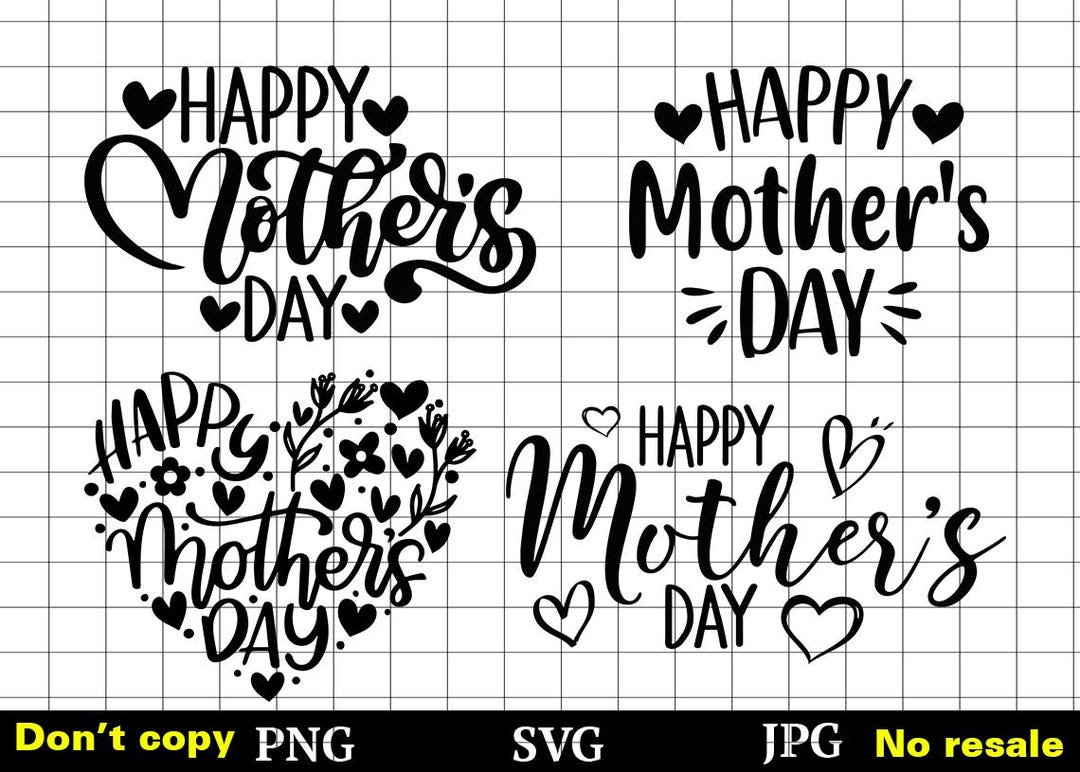Happy Mother's Day SVG, Mothers Day Svg, Mothers Heart Svg, Mother Svg ...