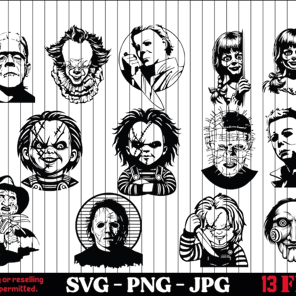 Horror Movie Svg - Etsy
