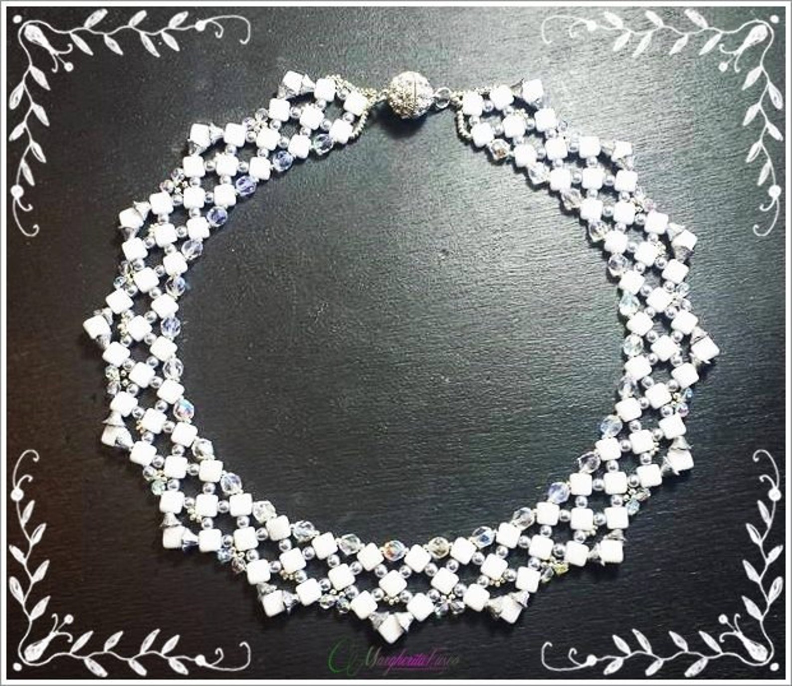 Victorian Lace Bead Tutorial Silky Beads Flower Cup. - Etsy