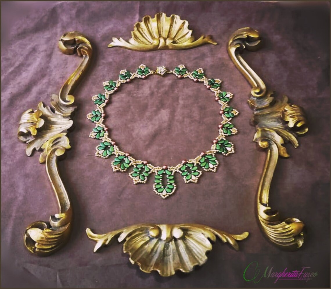 Alseide Necklace Tutorial, How to Make a Necklace Using Paisley Duo ...