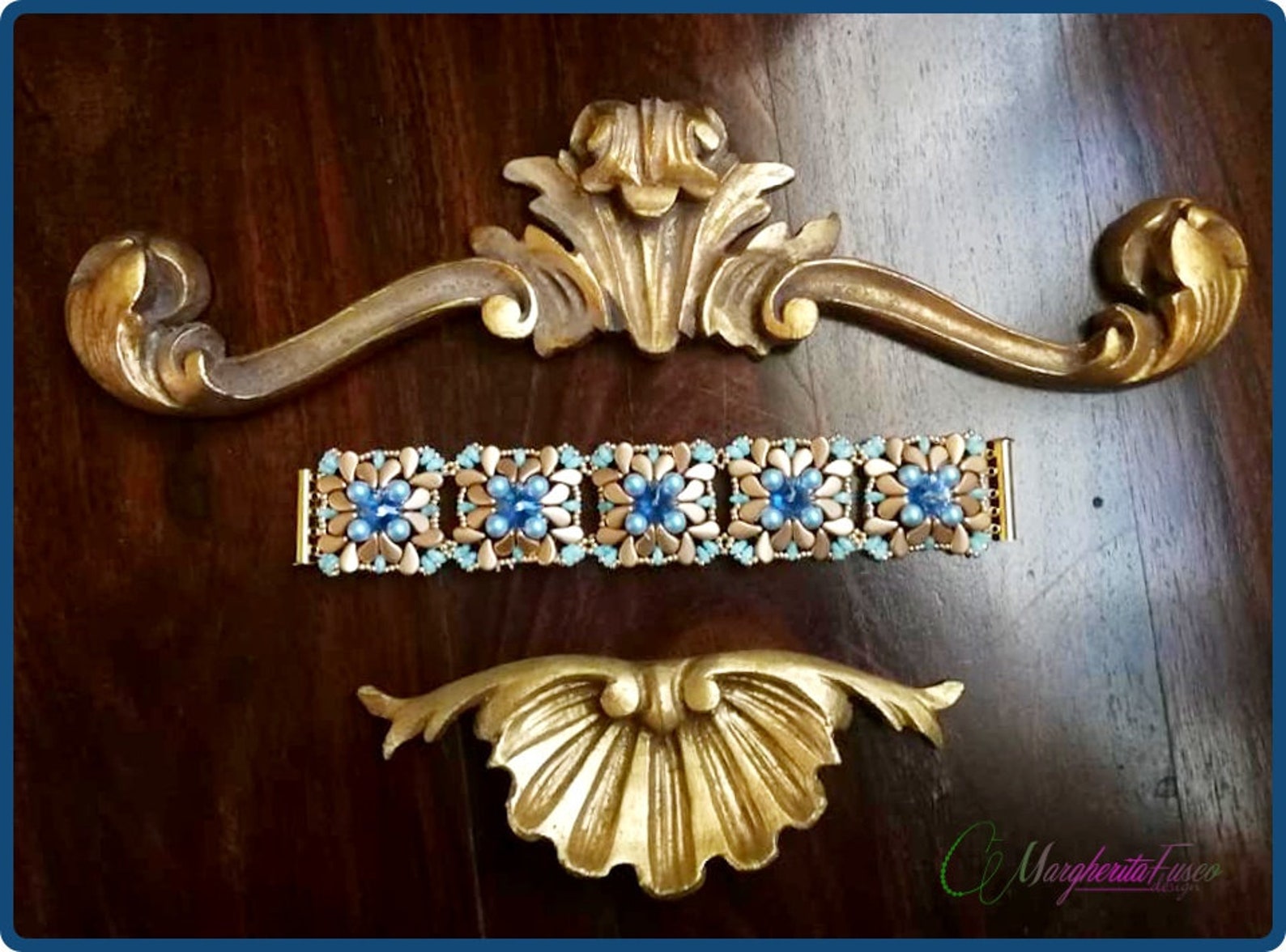 Eden Bracelet Pdf Tutorial. How to Make Eden Bracelet With Paisley ...