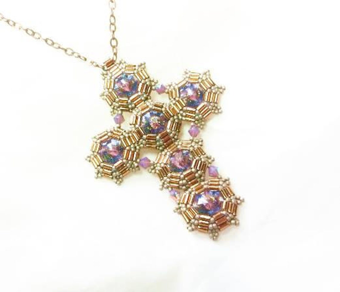 3 Cross Pendant Pattern Tutorial in One! Buy and Save 7 Dollars - Etsy