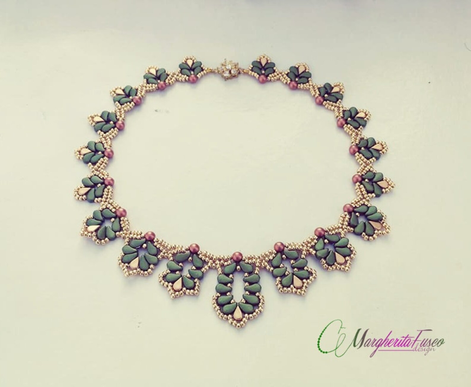 Alseide Necklace Tutorial, How to Make a Necklace Using Paisley Duo ...