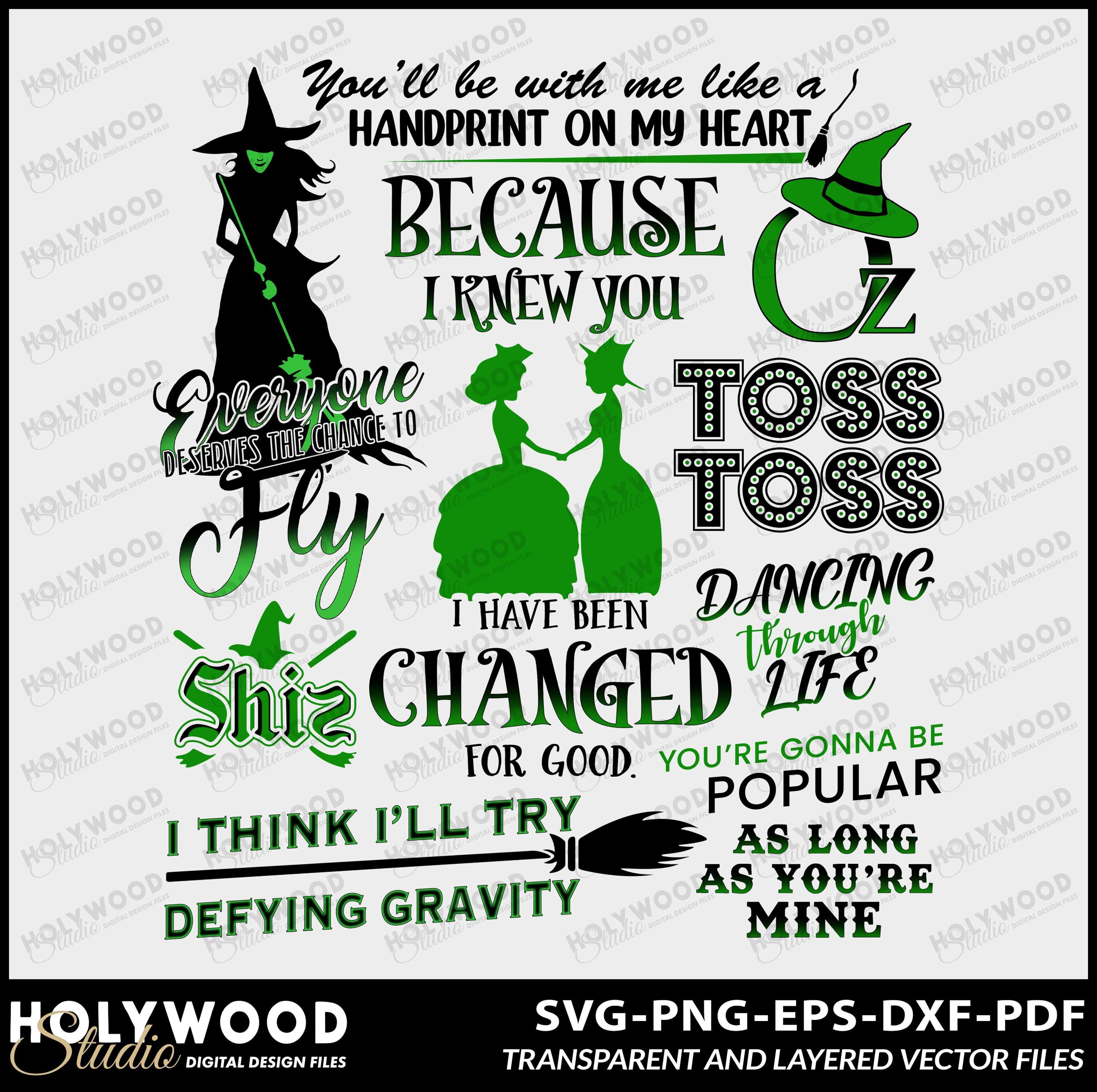 Wicked Collage Digital Design Download, Wicked Sublimation Designs ...