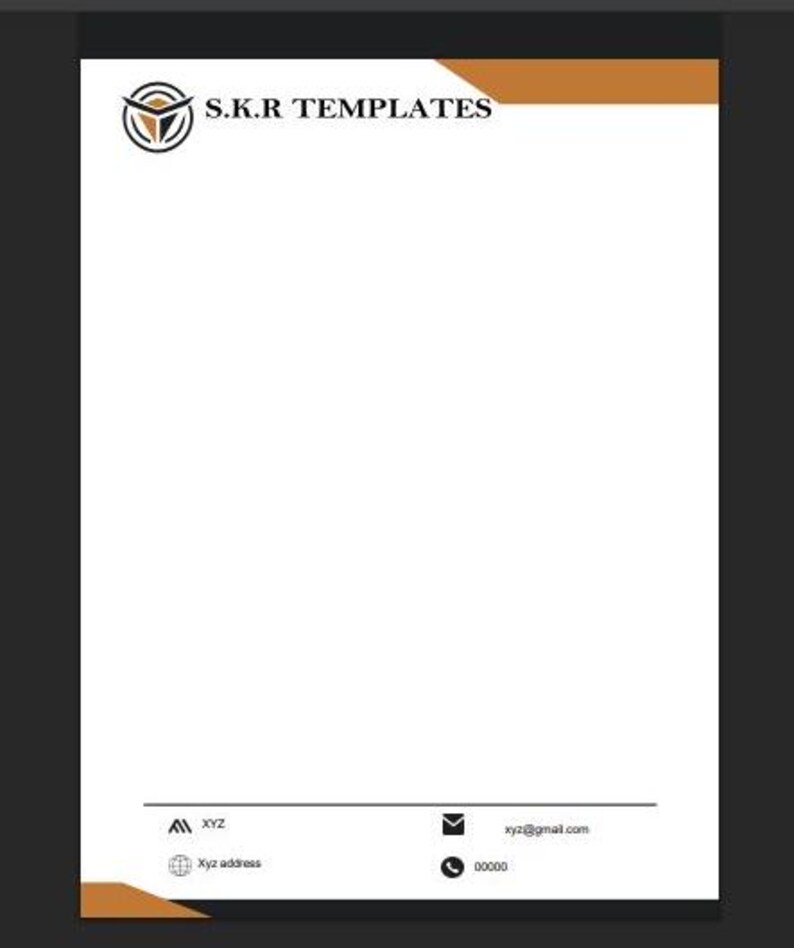 Editable Letterhead Templates for Businesses, Business Letterhead ...