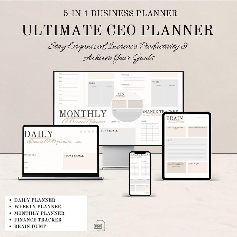 Daily Planner Ceo - Etsy Singapore