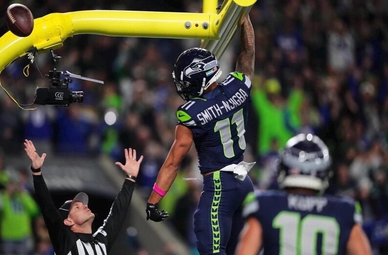 Smith-njigba of the Seahawks Touchdown Dunk NFL 2025 - Etsy
