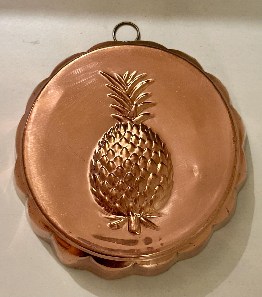 Vintage Pineapple Copper Mold With Wall Hook - Etsy