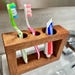 Minimalist Wooden Toothbrush and Toothpaste Holder | Wood Bathroom ...
