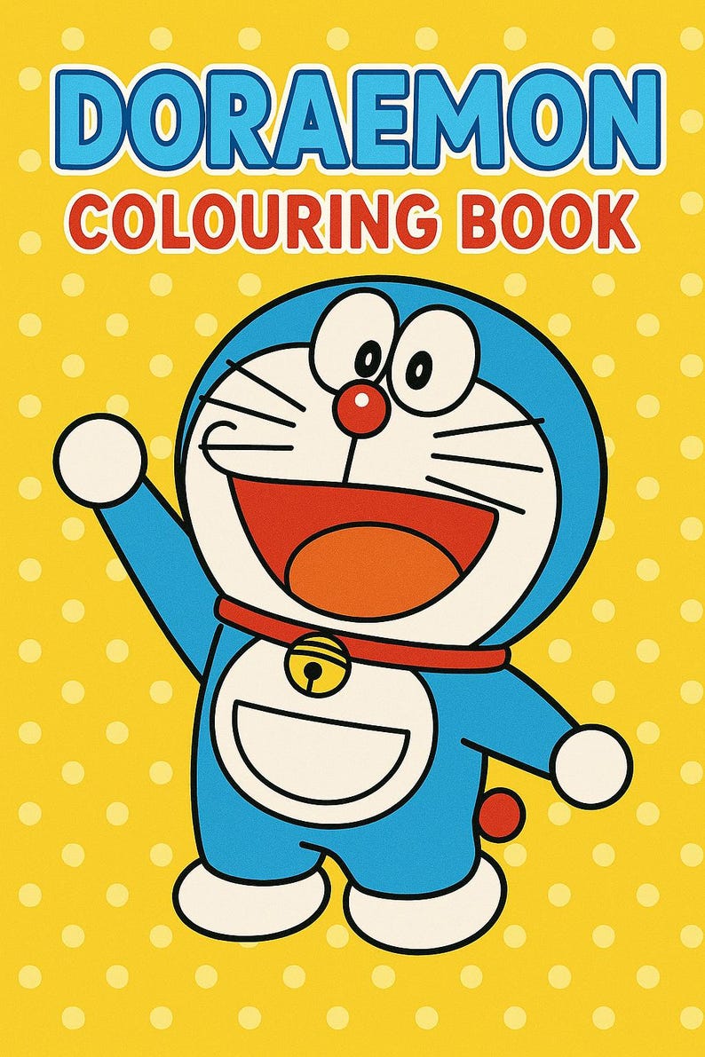 Super Cute Designs of Doremon, Bold & Easy Printable PDF , Adult and ...