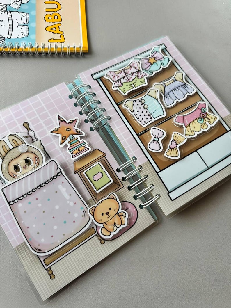LABUBU, Labubu book, house labubu, busy book, paper labubu, Activity ...