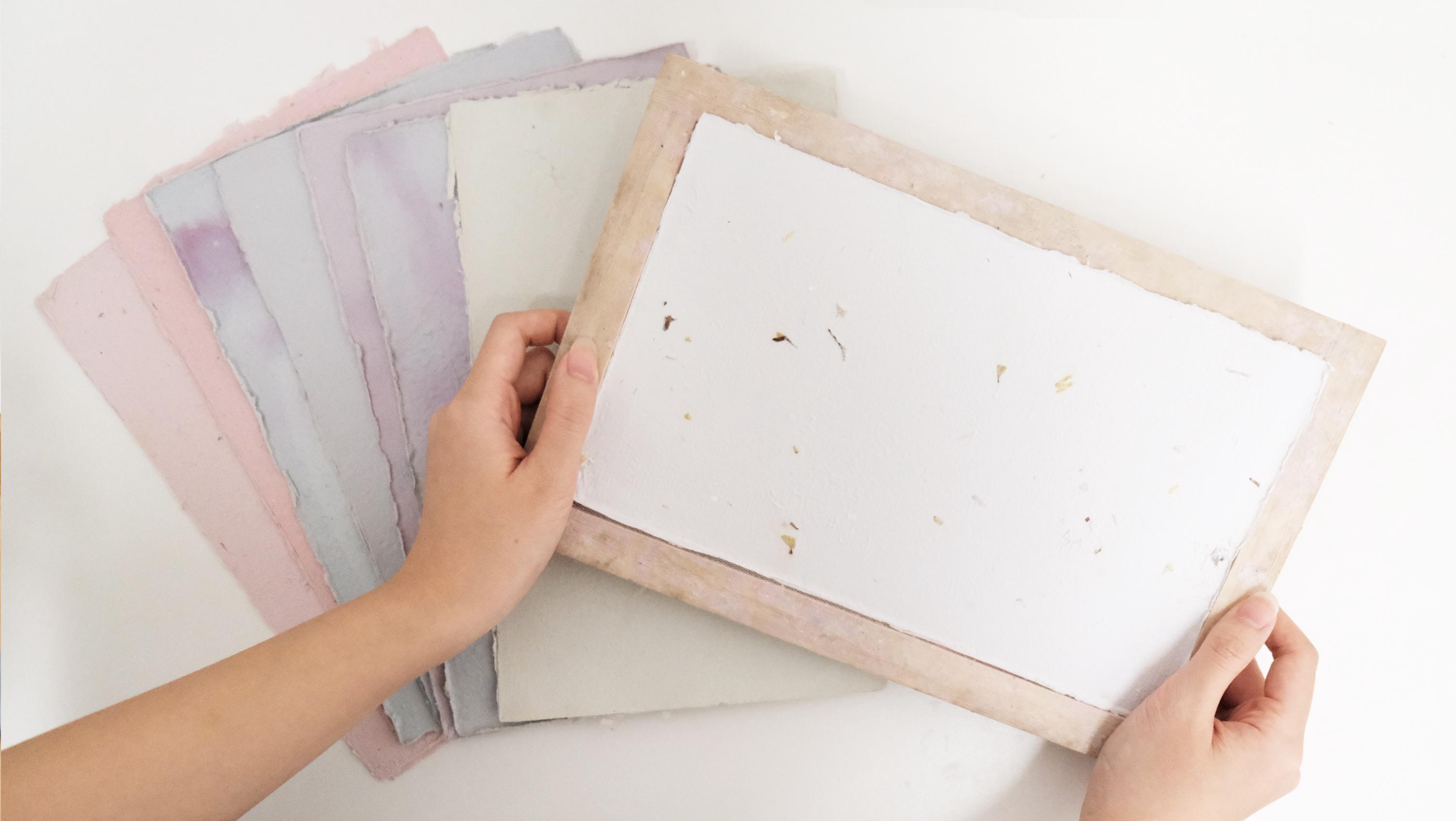 16*26cm Handmade Recycled Paper | Sheets Eco-friendly Deckle Edge Paper ...
